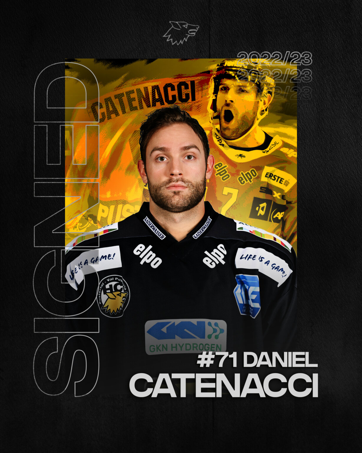 Daniel Catenacci wechselt zum HC Pustertal HC Falkensteiner Pustertal
