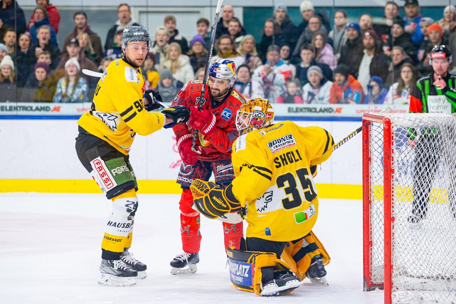 03.02.2023 - EC Red Bull Salzburg - HC Pustertal Wölfe HC Falkensteiner ...