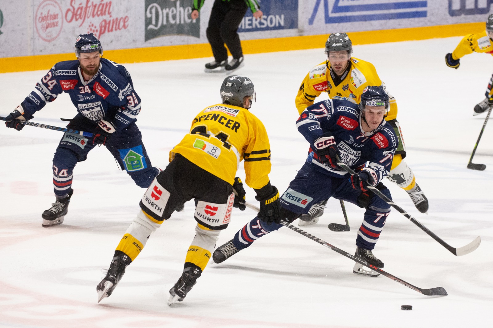 19.02.2023 - Hydro Fehervar AV 19 - HC Pustertal Wölfe HC Falkensteiner ...